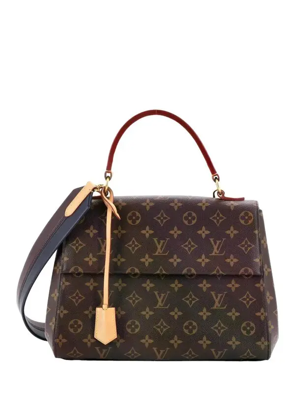 LOUIS VUITTON Cluny Top Handle Mm Shoulder Bag - Brown