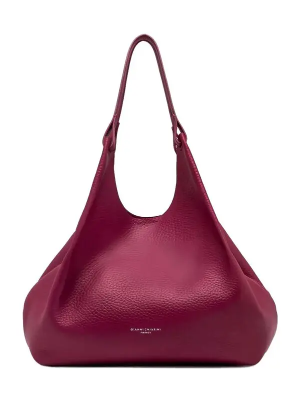 GIANNI CHIARINI Textured Shoulder Bag With Pouch - Purple