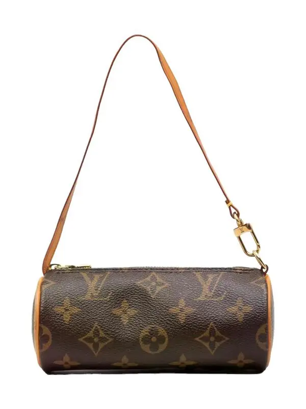 LOUIS VUITTON 1990-2025 Monogram Papillon Pochette - Brown