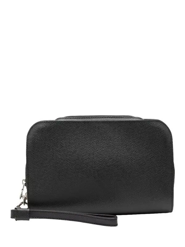 LOUIS VUITTON 2008 Taiga Pochette Baikal Clutch - Black