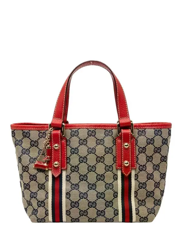 Gucci Gg Canvas Jolicoeur Handbag - Brown