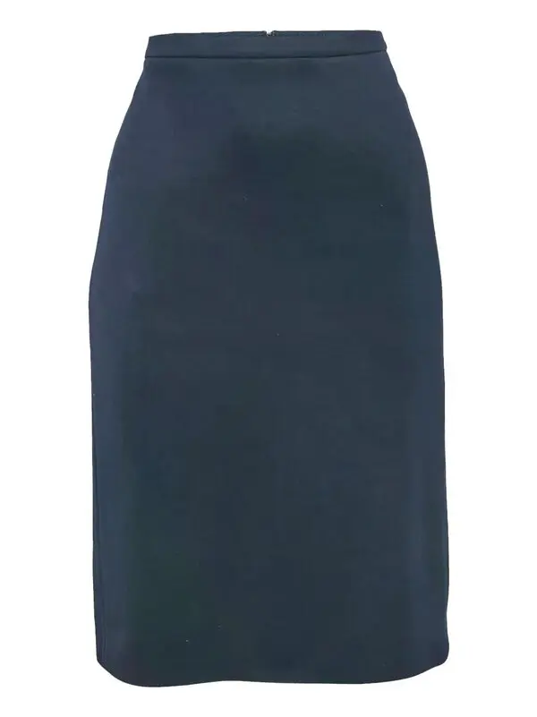 Max Mara Knit Midi Pencil Skirt - Blue