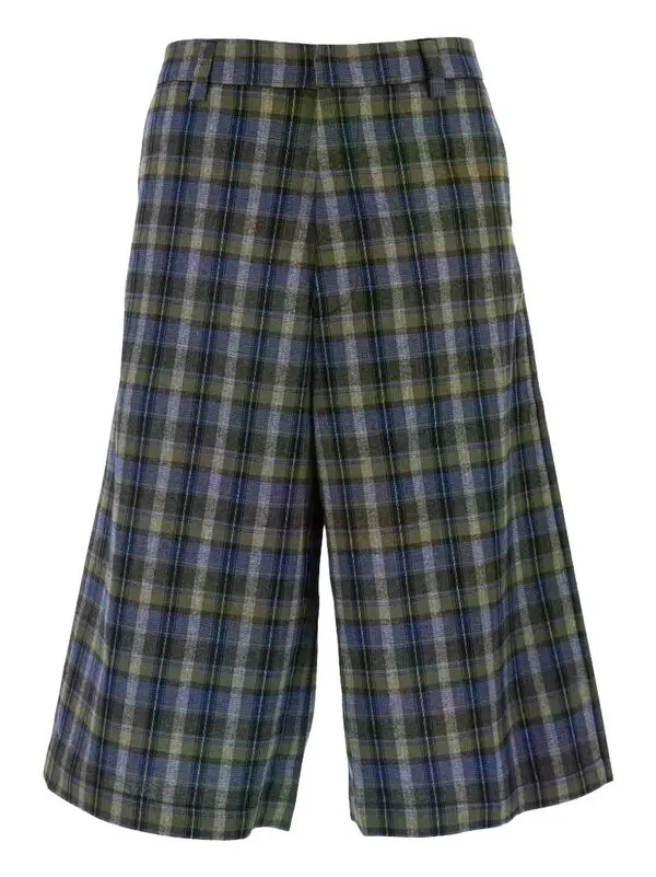 ERL Checked Shorts - Blue