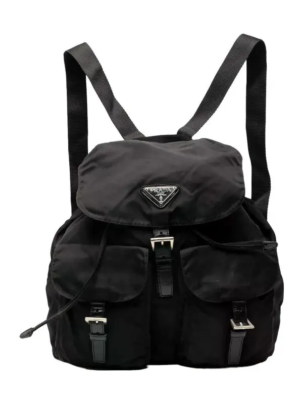 Prada 2000-2013 Tessuto Backpack - Black