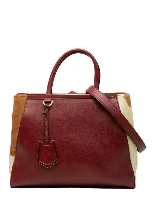 Fendi 2010-2025 2jours Medium Satchel - Red