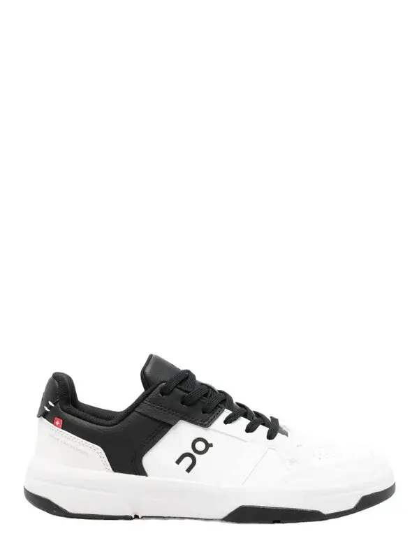 On Perforated Low Top Sneakers - White