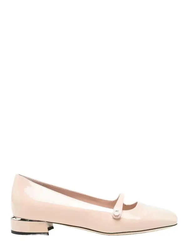 JIMMY CHOO Mary Jane Ballet Flats - Neutrals
