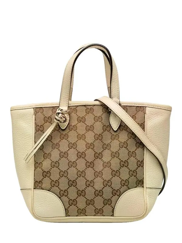 Gucci 2000-2015 Small Gg Canvas Bree Satchel - Brown