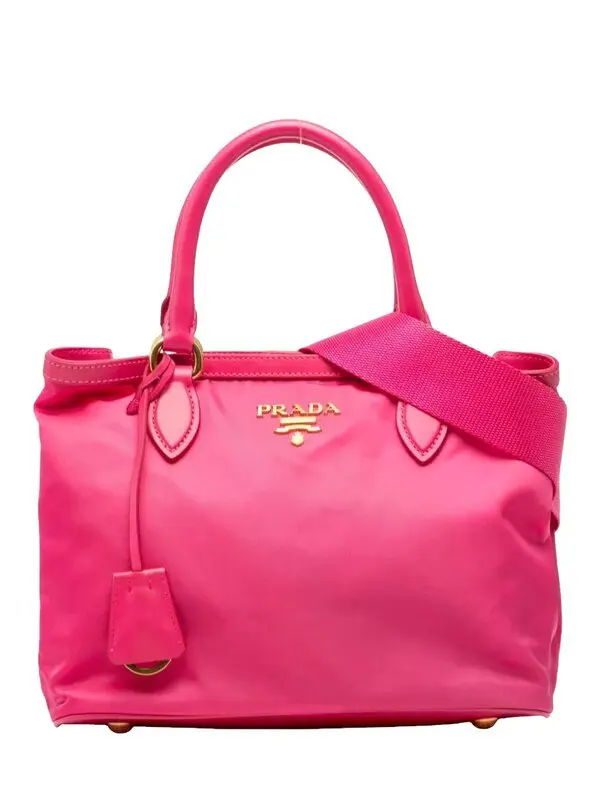 Prada 2000-2025 Tessuto Satchel - Pink