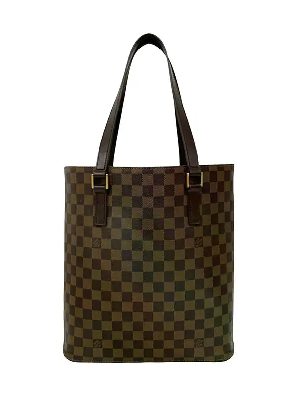 LOUIS VUITTON 2001 Damier Ebene Vavin Gm Shoulder Bag - Brown