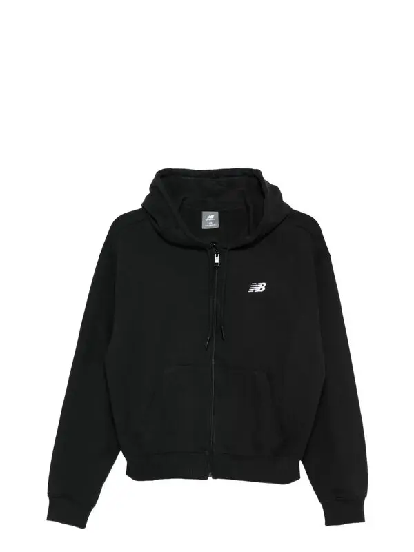 NEW BALANCE Logo-zipped Hoodie - Black