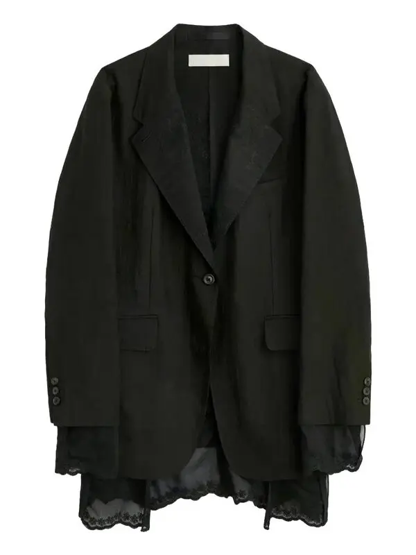 Our Legacy Reversible Drip Blazer - Black