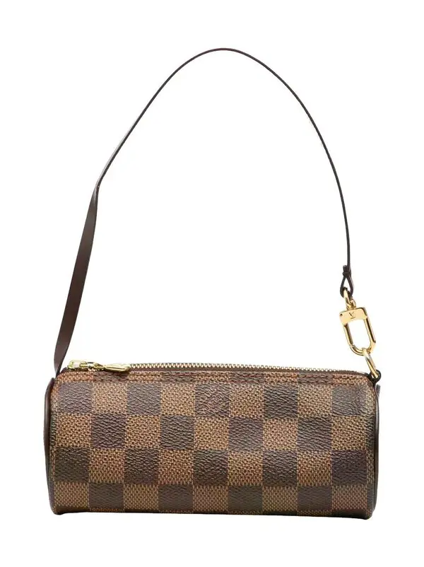 LOUIS VUITTON Damier Ebene Papillon Pochette - Brown