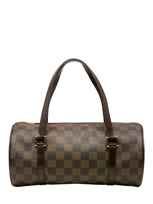 LOUIS VUITTON 2005 Damier Ebene Papillon 26 Handbag - Brown