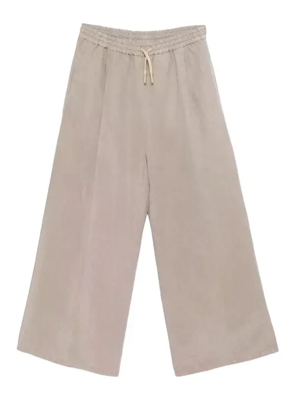BERWICH Drawstring Waistband Trousers - Brown