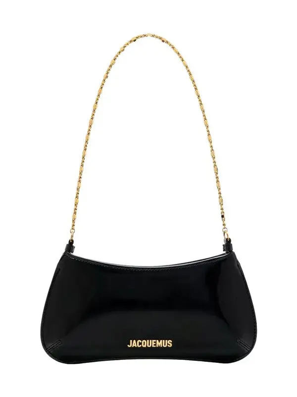Jacquemus Chain Shoulder Bag - Black