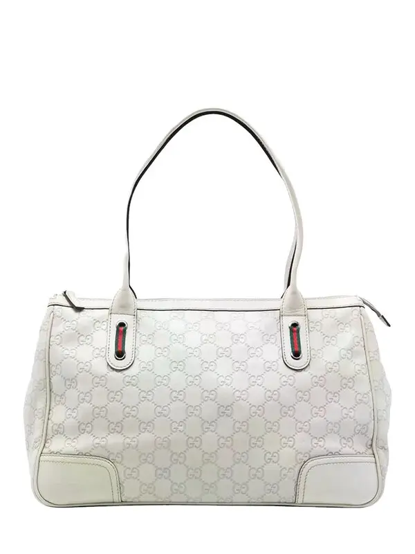 Gucci Ssima Princy Tote Bag - White