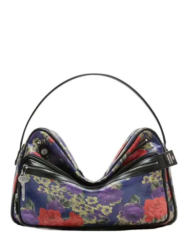 Acne Studios Floral Camera Bag - Purple