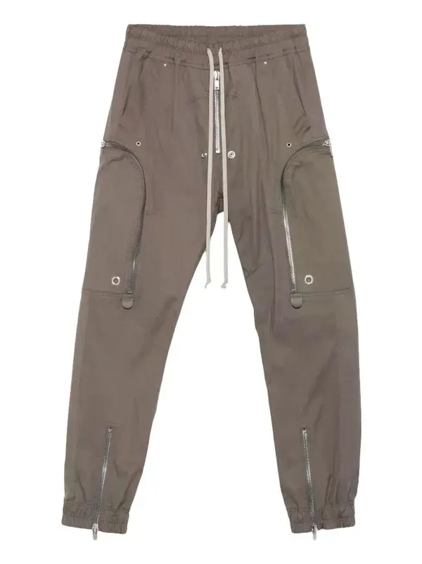 Rick Owens Bauhaus Zip-pocket Trousers - Brown