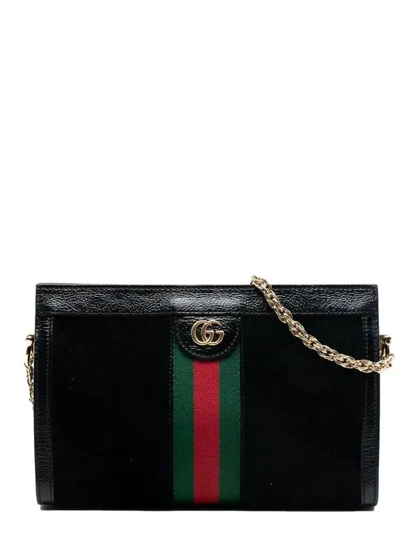 Gucci Ophidia Chain Crossbody Bag - Black