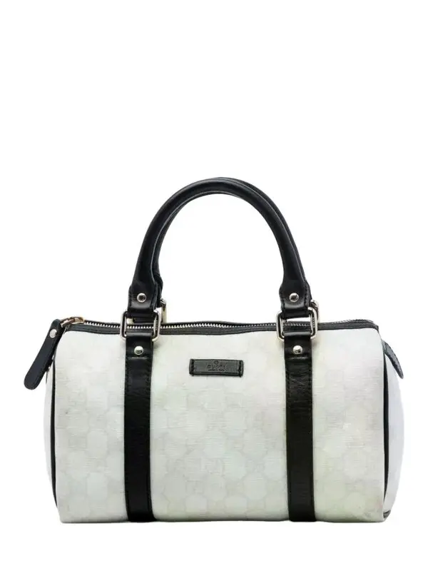 Gucci Small Gg Supreme Joy Boston Bag - White