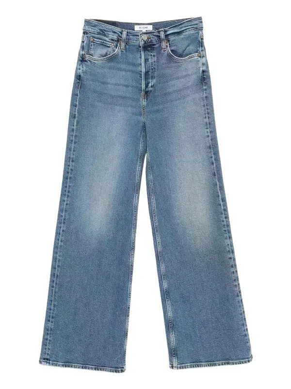 RE/DONE Wide Leg Jeans - Blue