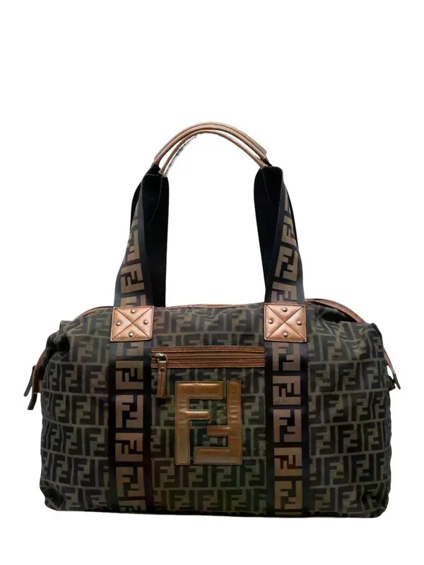 Fendi Zucca Canvas Travel Bag - Brown
