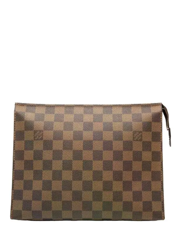 LOUIS VUITTON 1990-2010 Damier Ebene Toiletry Pouch 26 - Brown