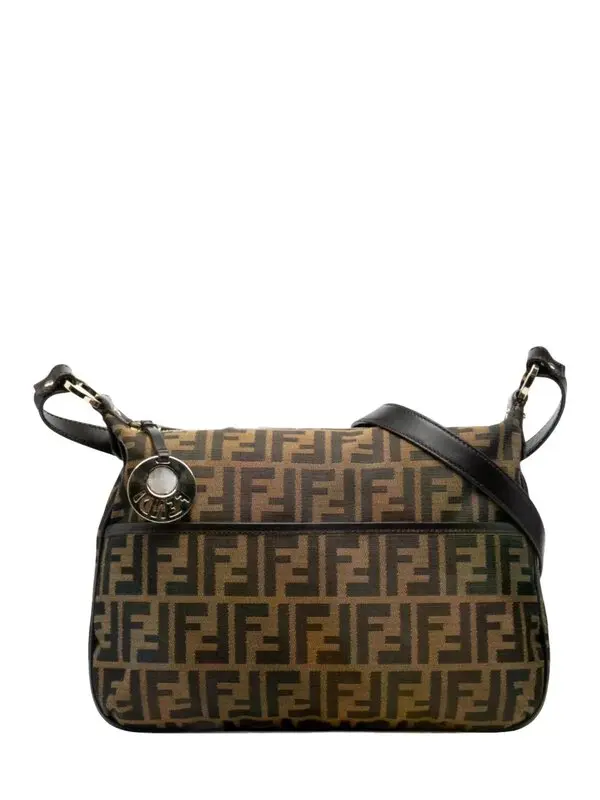Fendi Zucca Canvas Chef Crossbody Bag - Brown