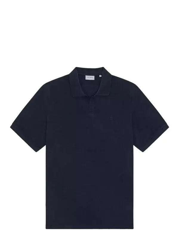 LES DEUX Pique Polo Shirt - Blue