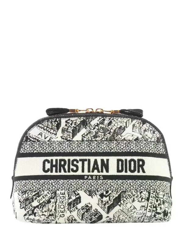 Dior 2021-2026 Plan De Paris Pouch - Black