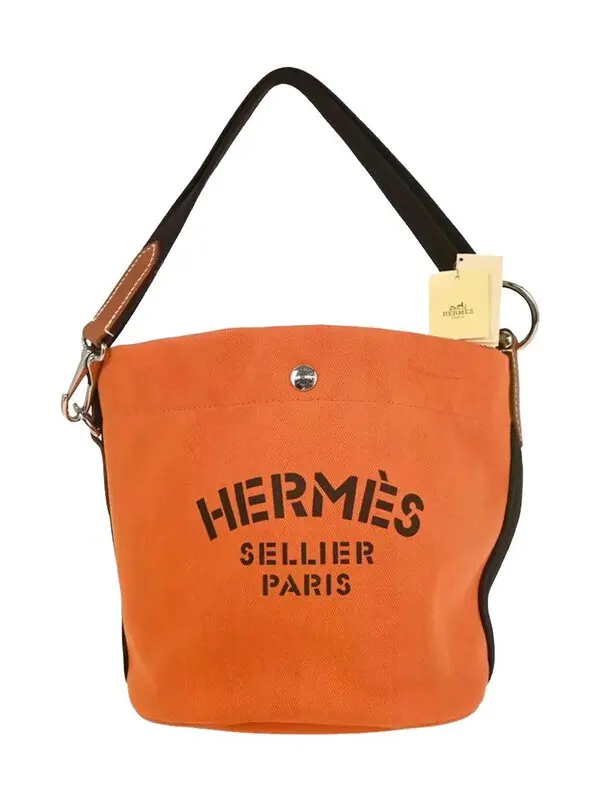 Hermès 2013 Sac De Pansage Bucket Bag - Orange