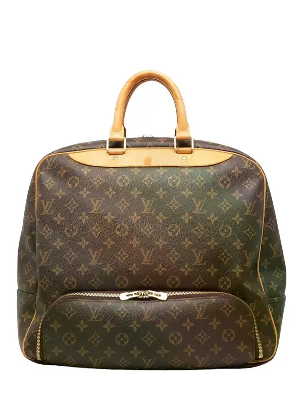 LOUIS VUITTON 2002 Monogram Evasion Travel Bag - Brown