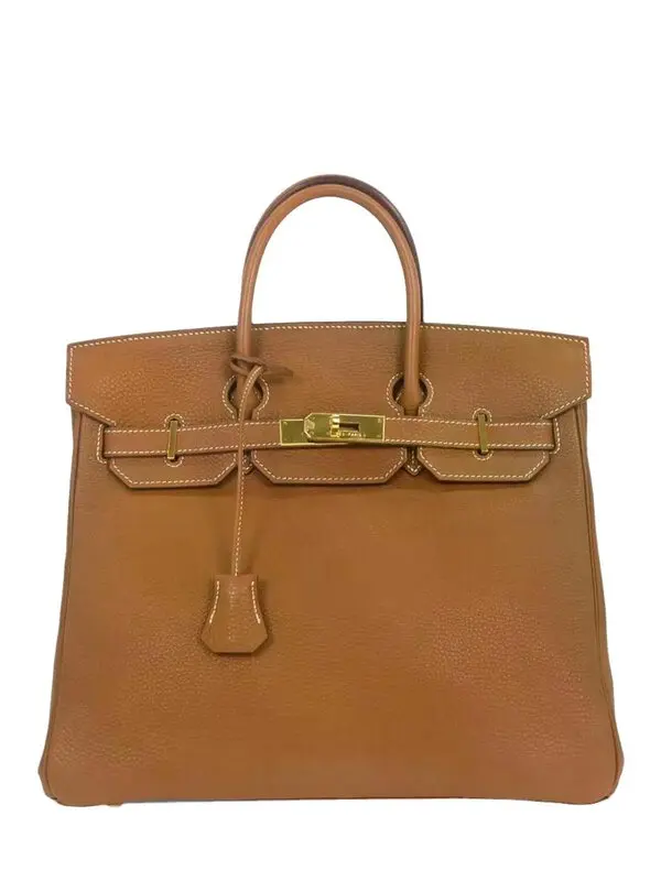 Hermès 2001 32 Haut A Courroies Handbag - Brown