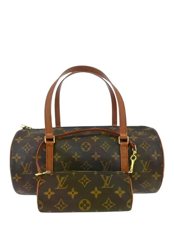 LOUIS VUITTON 1999 Papillon 30 Monogram Tote Bag - Brown