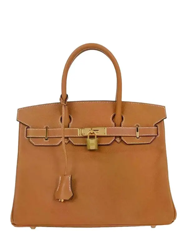 Hermès 2017 Birkin 30 Leather Handbag - Brown