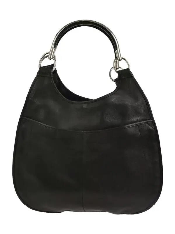 Dior 2008 Leather Tote Bag - Black