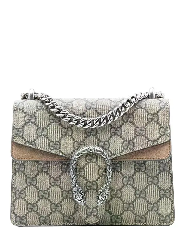 Gucci Small Gg Supreme Dionysus Crossbody Bag - Brown