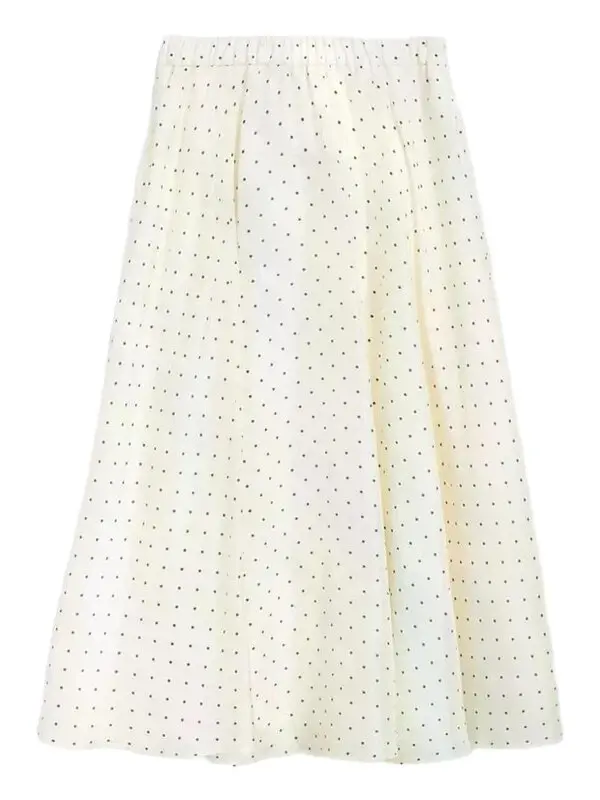 Aspesi Polka-dot Skirt - Neutrals