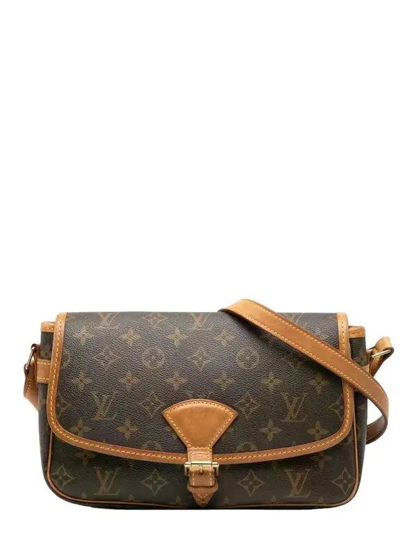 LOUIS VUITTON 2000 Monogram Sologne Crossbody Bag - Brown