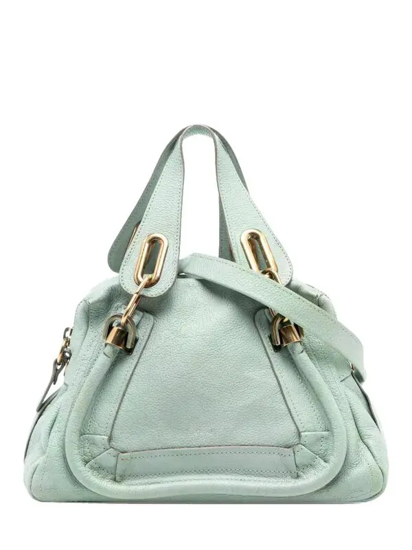 Chloé 2014 Small Leather Paraty Satchel - Green