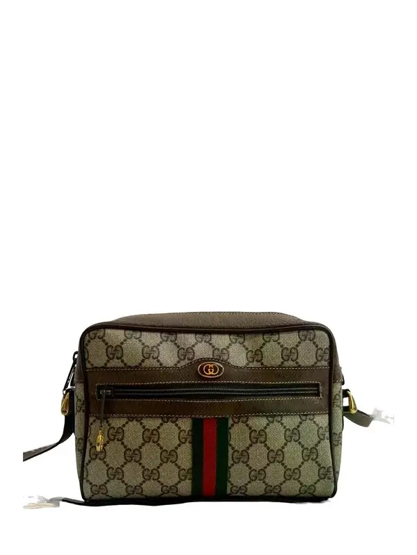 Gucci 20th Century Gg Supreme Web Crossbody Bag - Brown