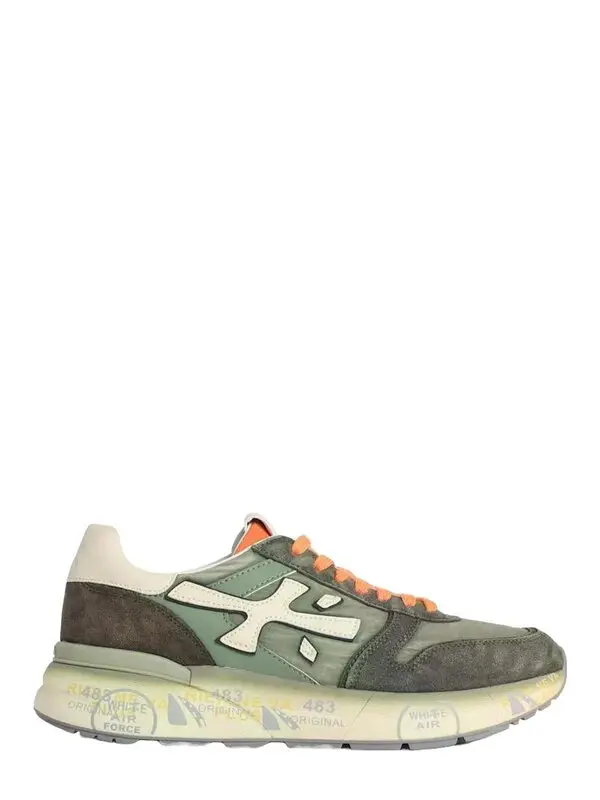 Premiata Mick Suede-details Sneakers - Green