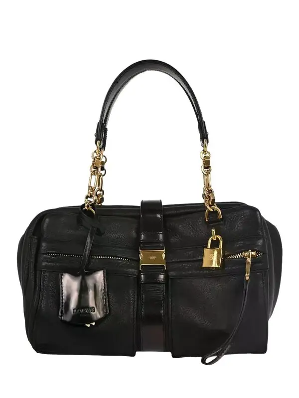Loewe 2009 Chain Laura 26 Shoulder Bag - Black