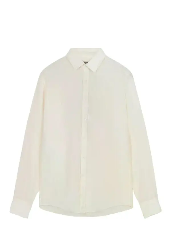 Canali Linen Shirt - Neutrals