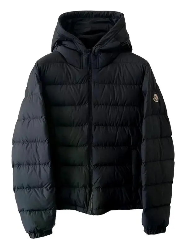 Moncler Padded Hooded Coat - Black