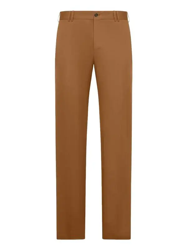 PT TORINO Button-up Trousers - Brown