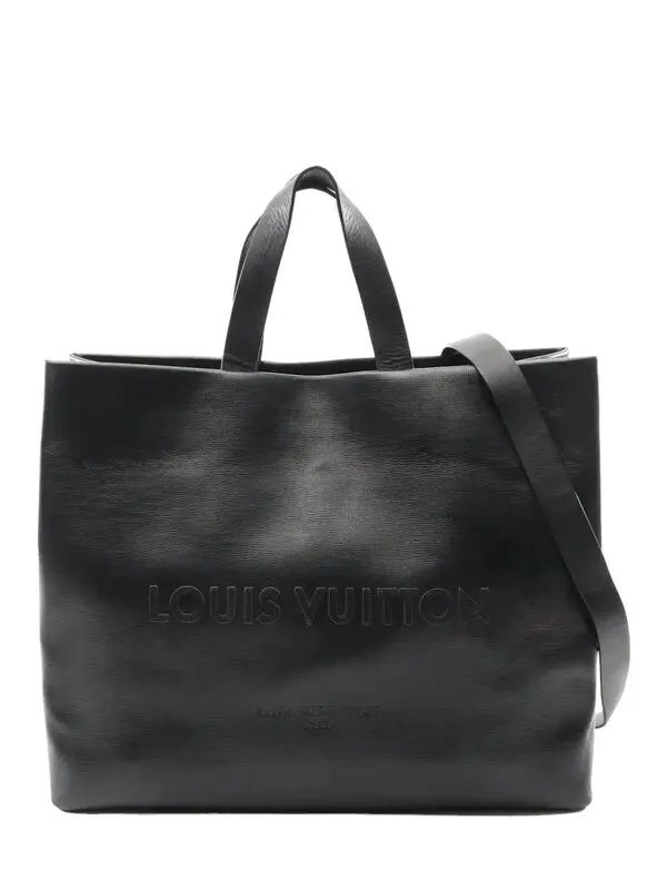 LOUIS VUITTON Autres Cuirs Shopper Mm - Black