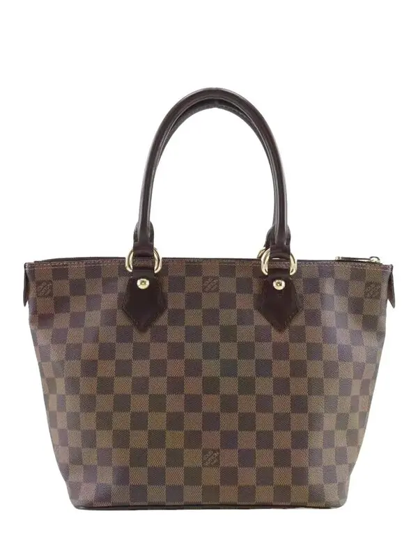 LOUIS VUITTON 2007 Damier Ebene Saleya Pm Handbag - Brown