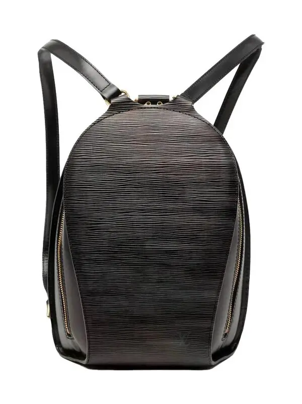 LOUIS VUITTON 2000 Epi Mabillon Backpack - Black